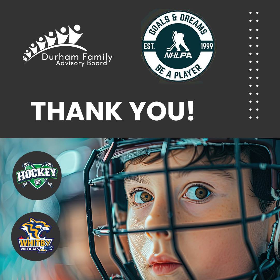 Thank You, NHLPA! - Durham Family Advisory Board